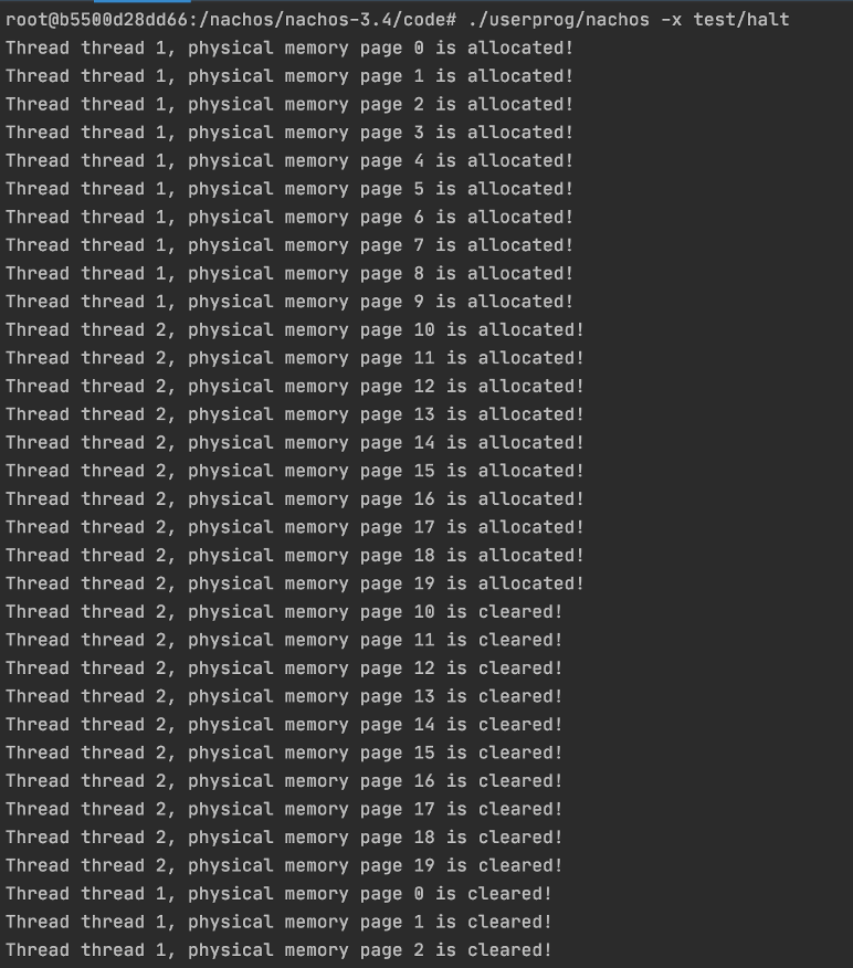 Nachos Lab02 虚拟内存 - Real Own