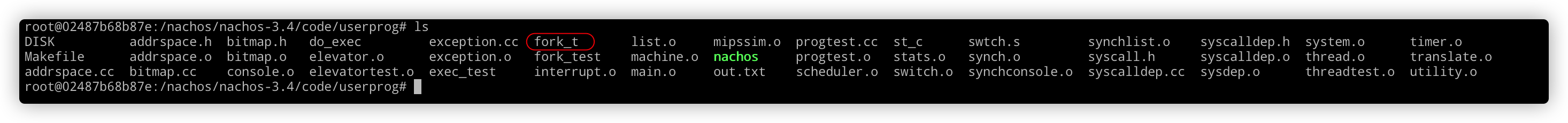 Nachos Lab05 系统调用 - Real Own