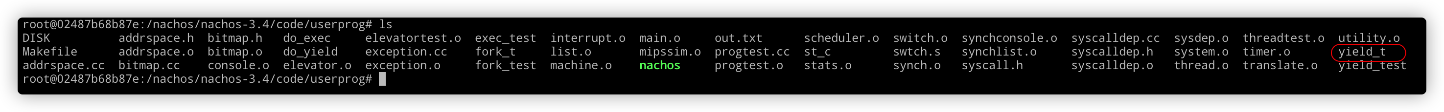 Nachos Lab05 系统调用 - Real Own